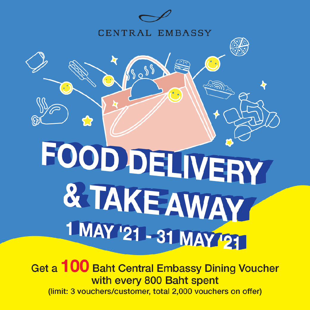 CENTRAL EMBASSY | TAKEAWAY & DELIVERY PROMOTION