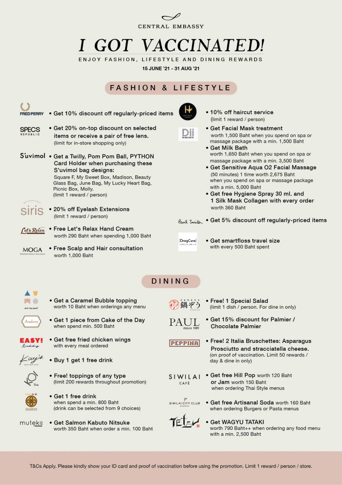 CENTRAL EMBASSY | I-GOT-VACCINATED-PROMOTION