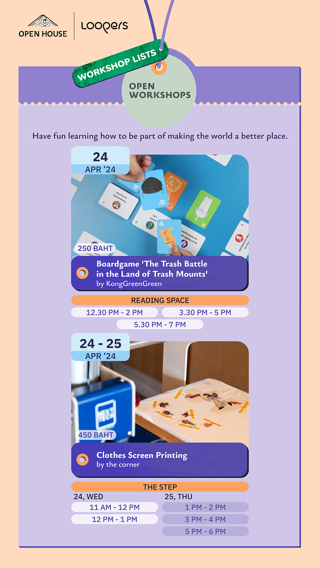 CENTRAL EMBASSY | OPEN MARKET : LOOPERS USE LOOP REPEAT