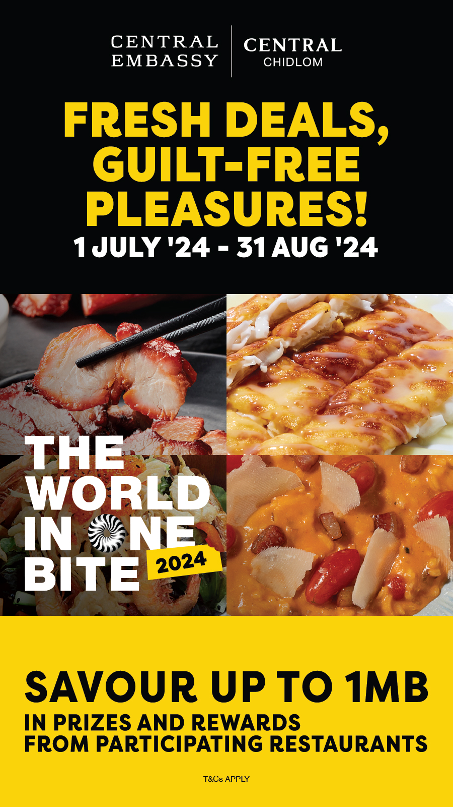 CENTRAL EMBASSY | The World in One Bite 2024 : Promotion