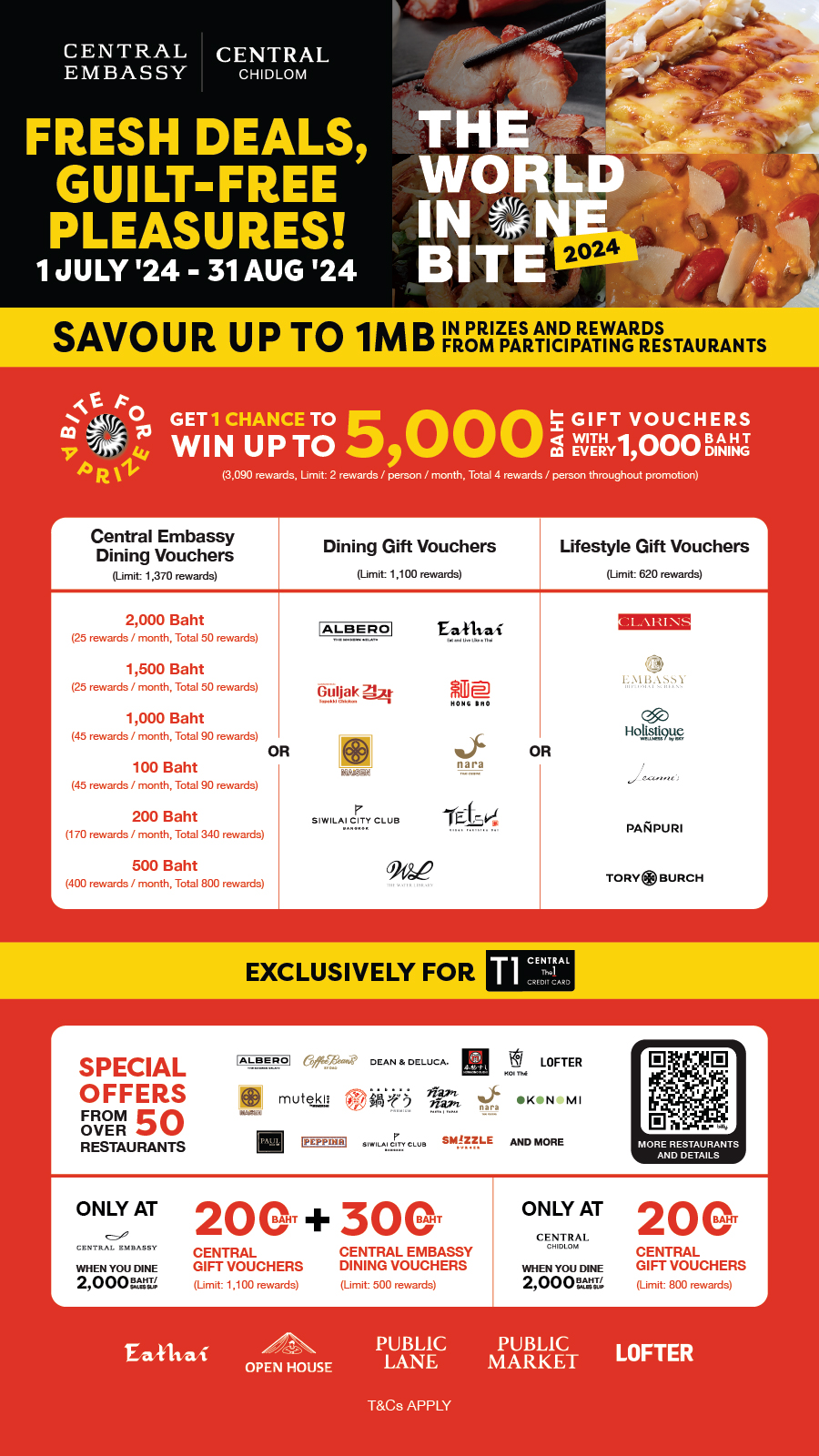 CENTRAL EMBASSY | The World in One Bite 2024 : Promotion